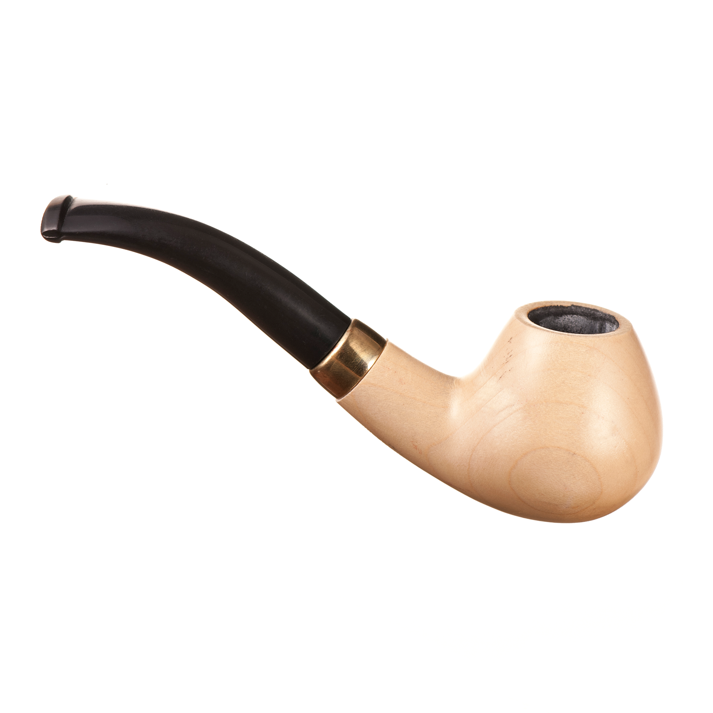 Anton & Co. Smooth Natural #001 Maple Wood Pipe — Goodfellas Cigar Shop