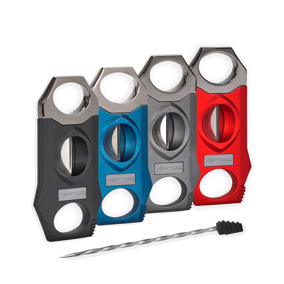 Vertigo Marlin V Cigar Cutter with Poker — Goodfellas Cigar Shop