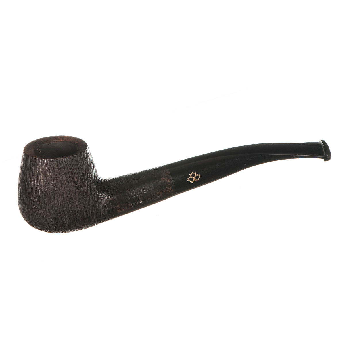 Brigham System Black Satinated #36 Pipe — Goodfellas Cigar Shop