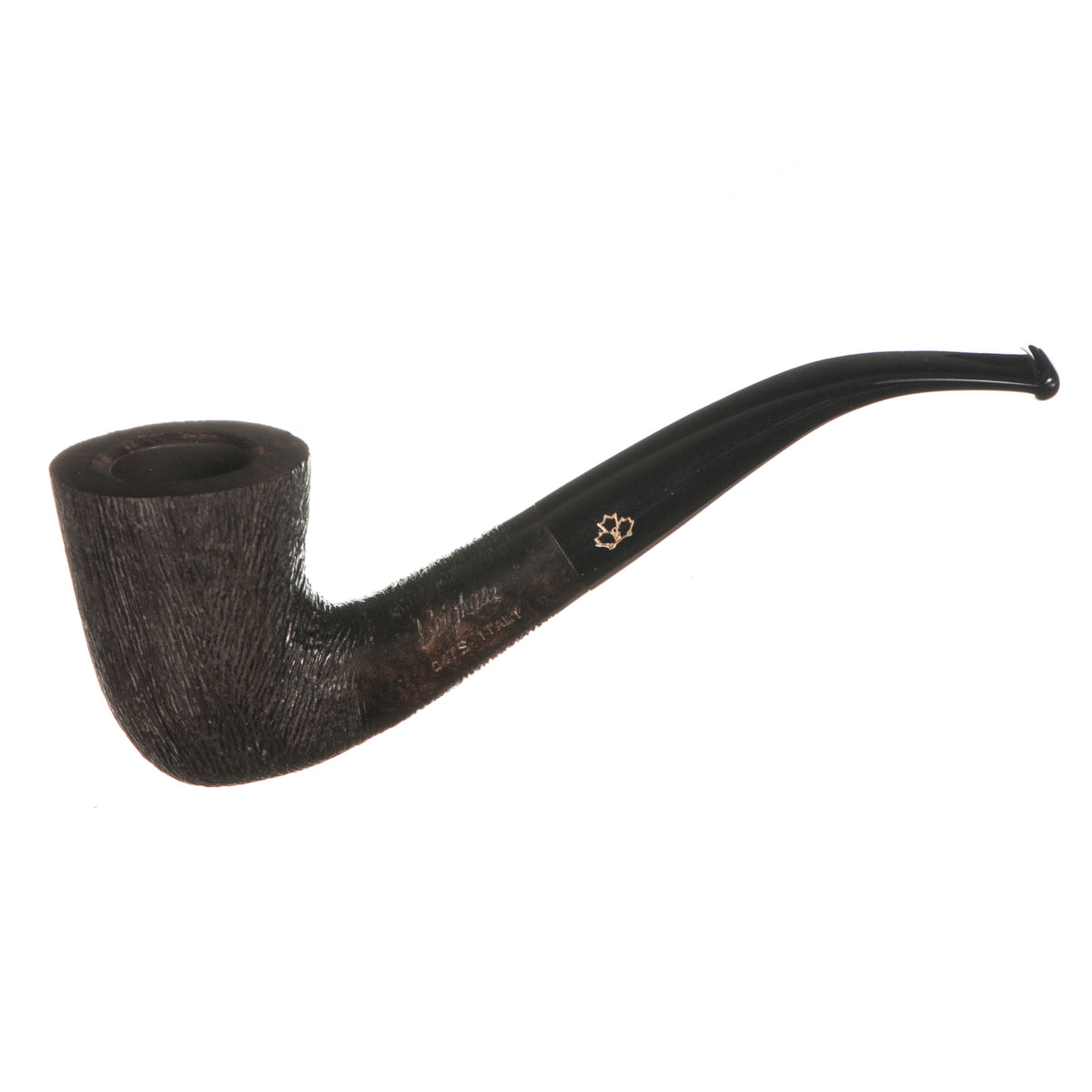 Brigham System Black Satinated #47 Pipe — Goodfellas Cigar Shop