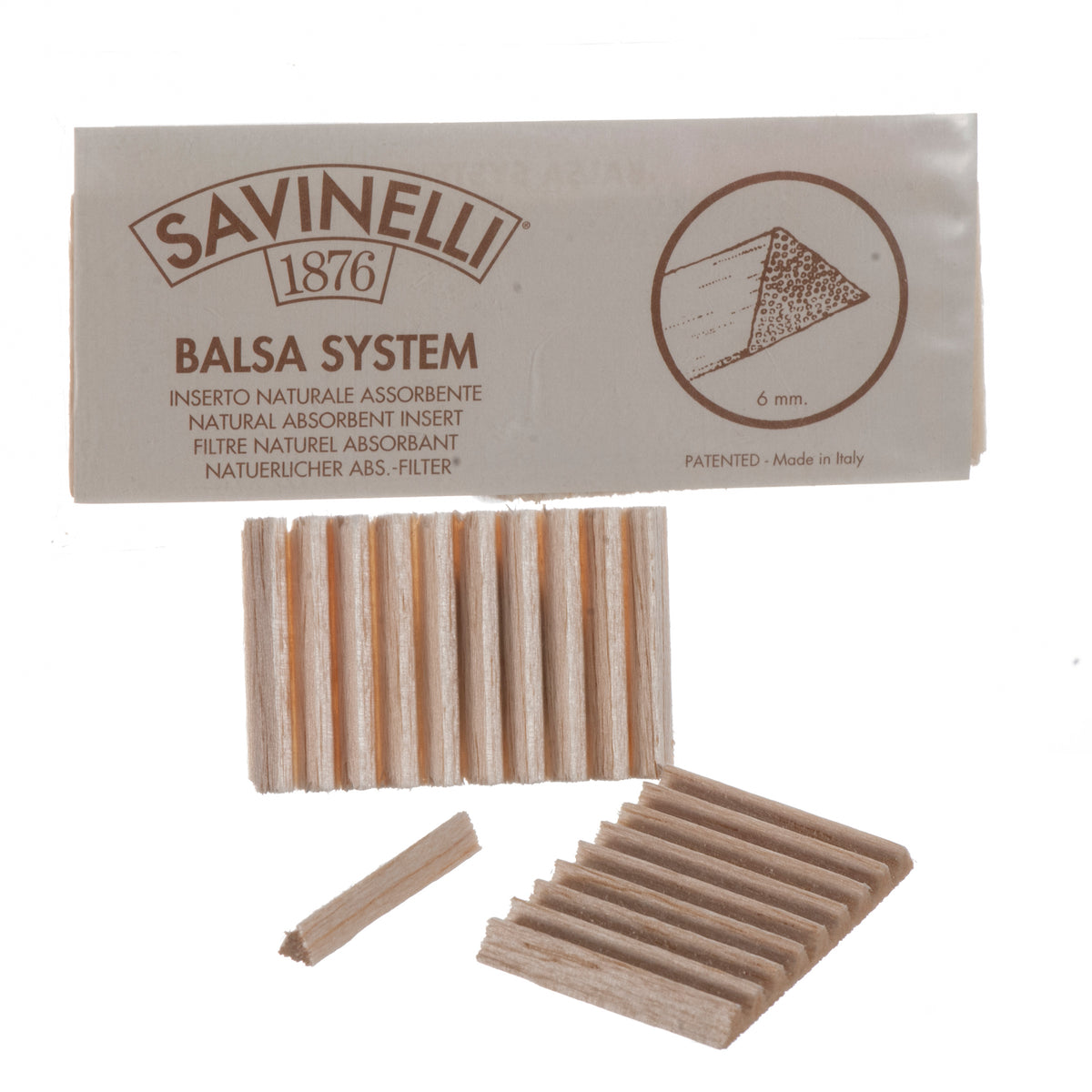 Savinelli Balsa Wood Pipe Filters — Goodfellas Cigar Shop